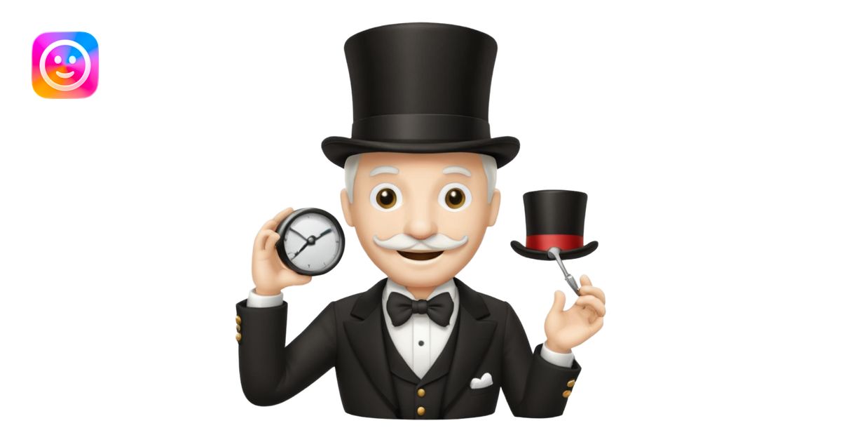 monopoly man emoji emoji | AI Emoji Generator