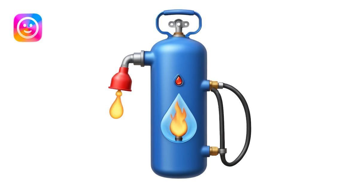 un cilindro de gas emoji | AI Emoji Generator