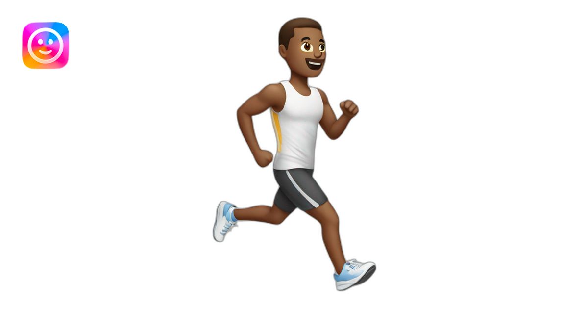Jogging emoji | AI Emoji Generator