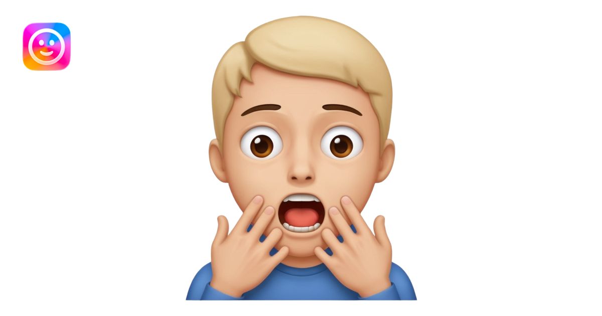 crashout, genuinely tweaking, choking emote emoji | AI Emoji Generator