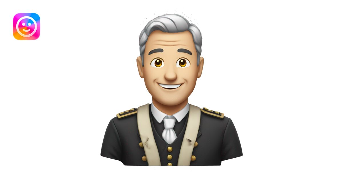 Smiling Englishman emoji | AI Emoji Generator