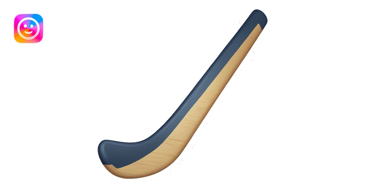 Hockey stick emoji | AI Emoji Generator