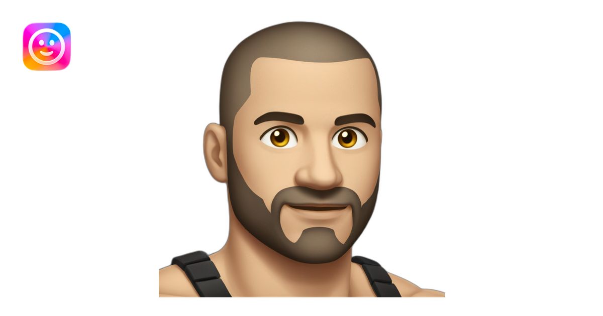 Russian muscular man aged 30 wearing gold chain with black buzz cut ...