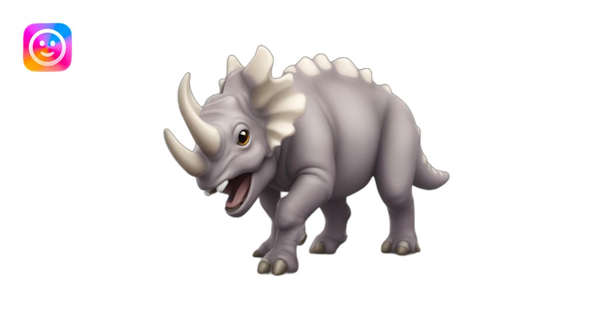 tricératops emoji | AI Emoji Generator