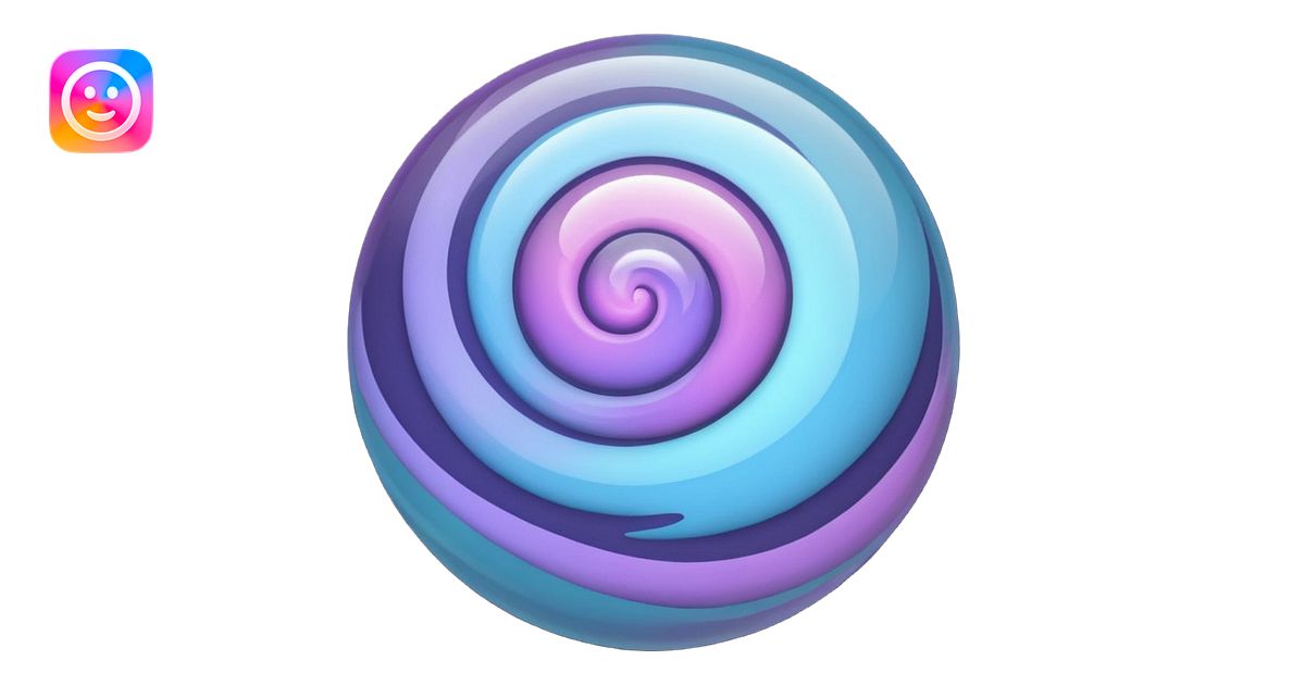 Create a glass orb or sphere with swirling colors that convey a magical ...