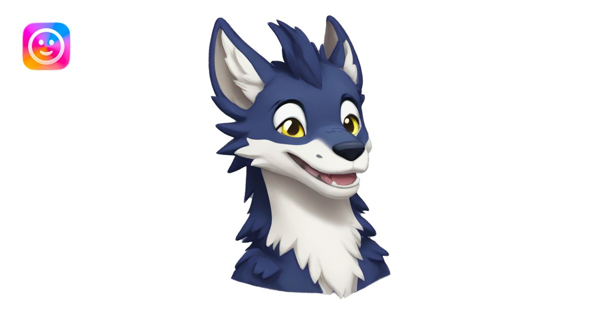 Cute Sergal by griffsnuff emoji | AI Emoji Generator