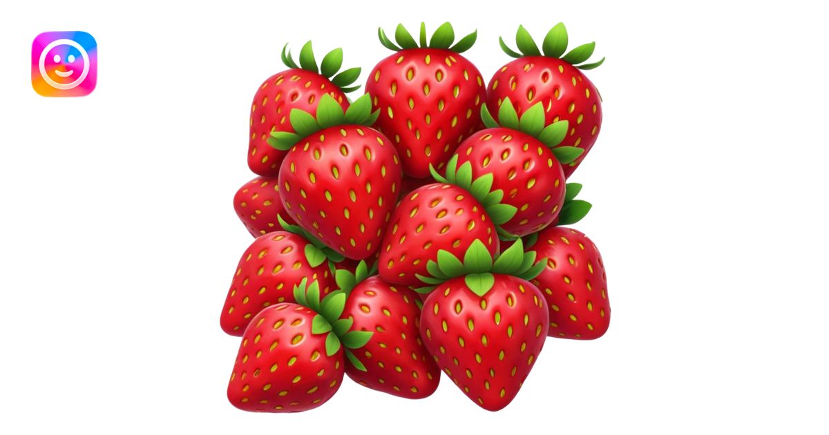 Morangos emoji | AI Emoji Generator
