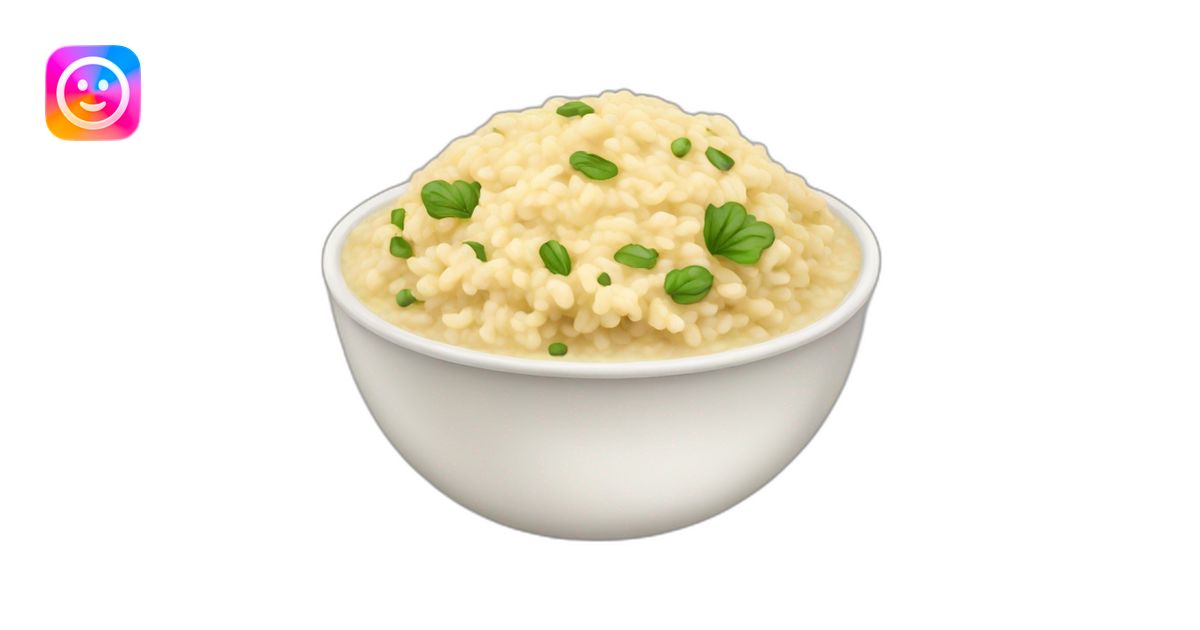 mushroom risotto emoji | AI Emoji Generator