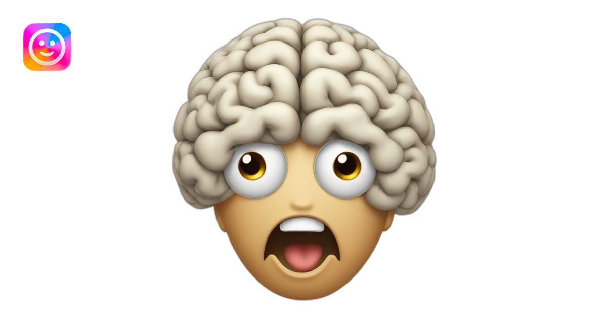 shocked brain emoji | AI Emoji Generator