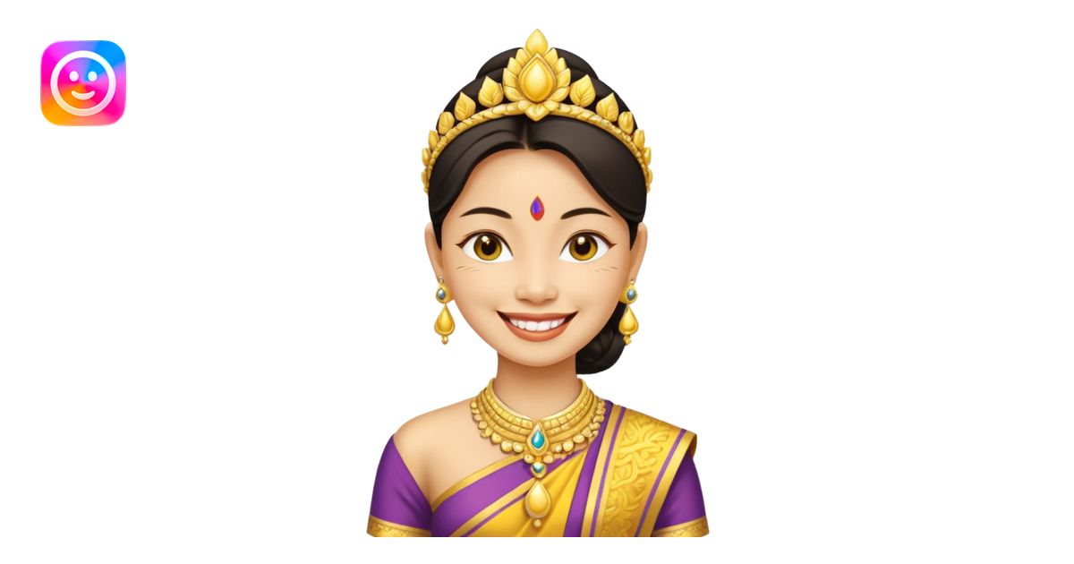 It is meant to depict a Thai woman, a yellow Asian, in the standard ...
