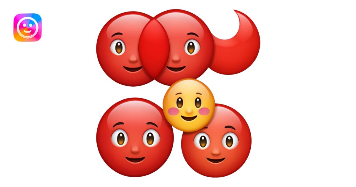 Red Circle that we see when we record emoji | AI Emoji Generator