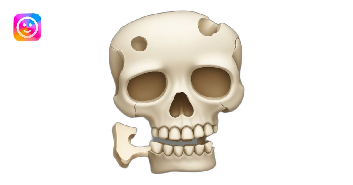 Bone broken emoji | AI Emoji Generator