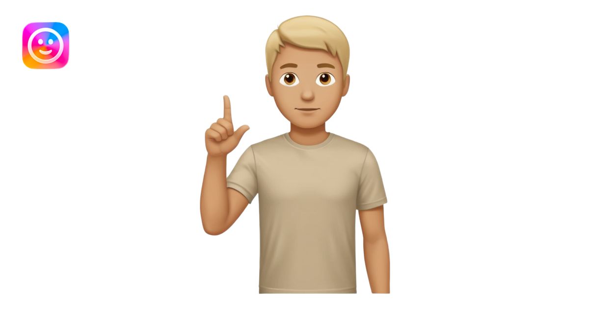 man pointing to the left emoji | AI Emoji Generator