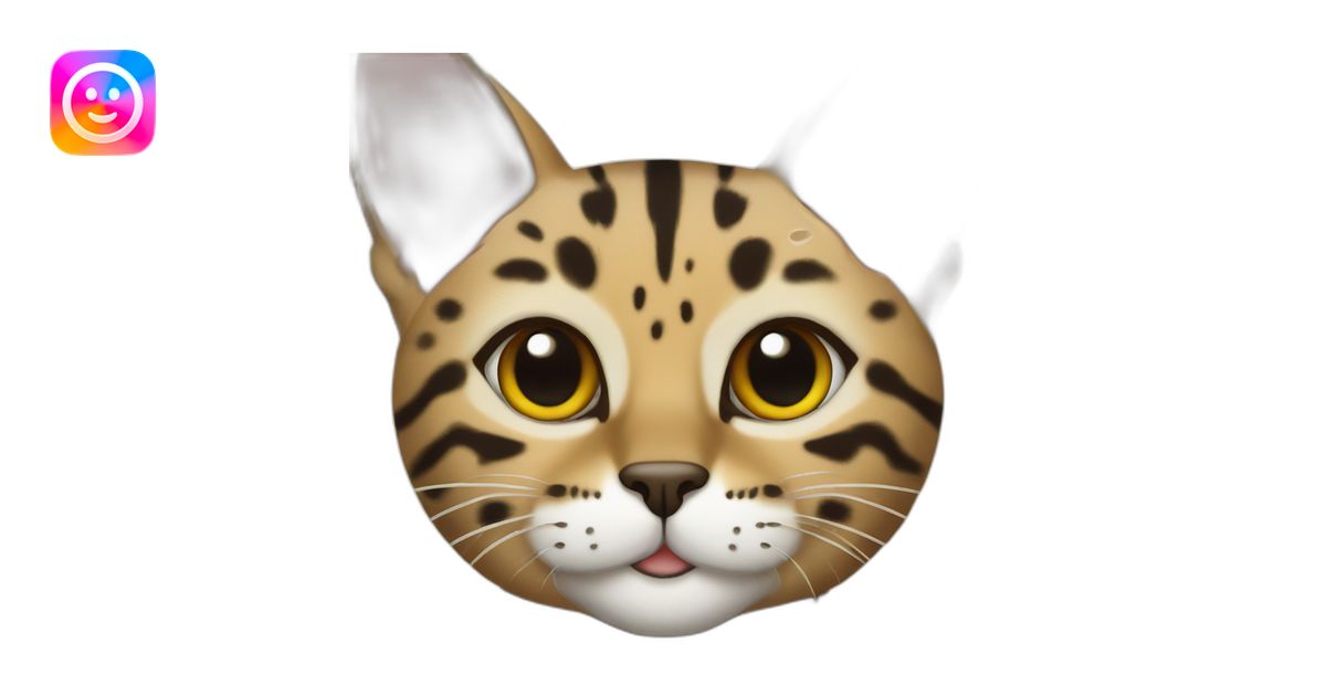 F1 Savannah Cat emoji | AI Emoji Generator