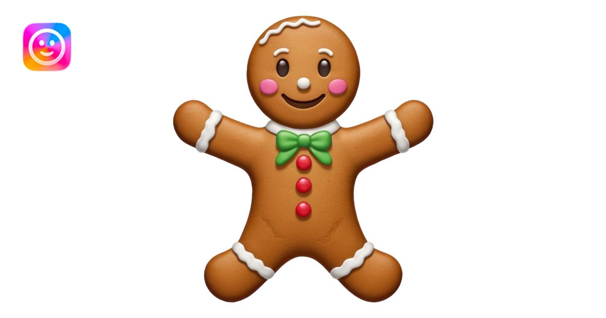 Gingerbread emoji | AI Emoji Generator