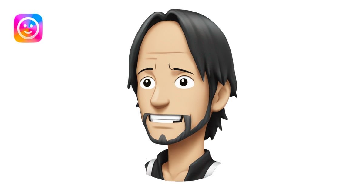 Shanks from One Piece emoji | AI Emoji Generator