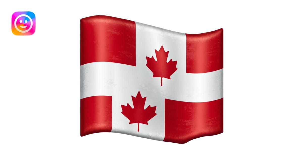 california and canadian flag merged emoji | AI Emoji Generator