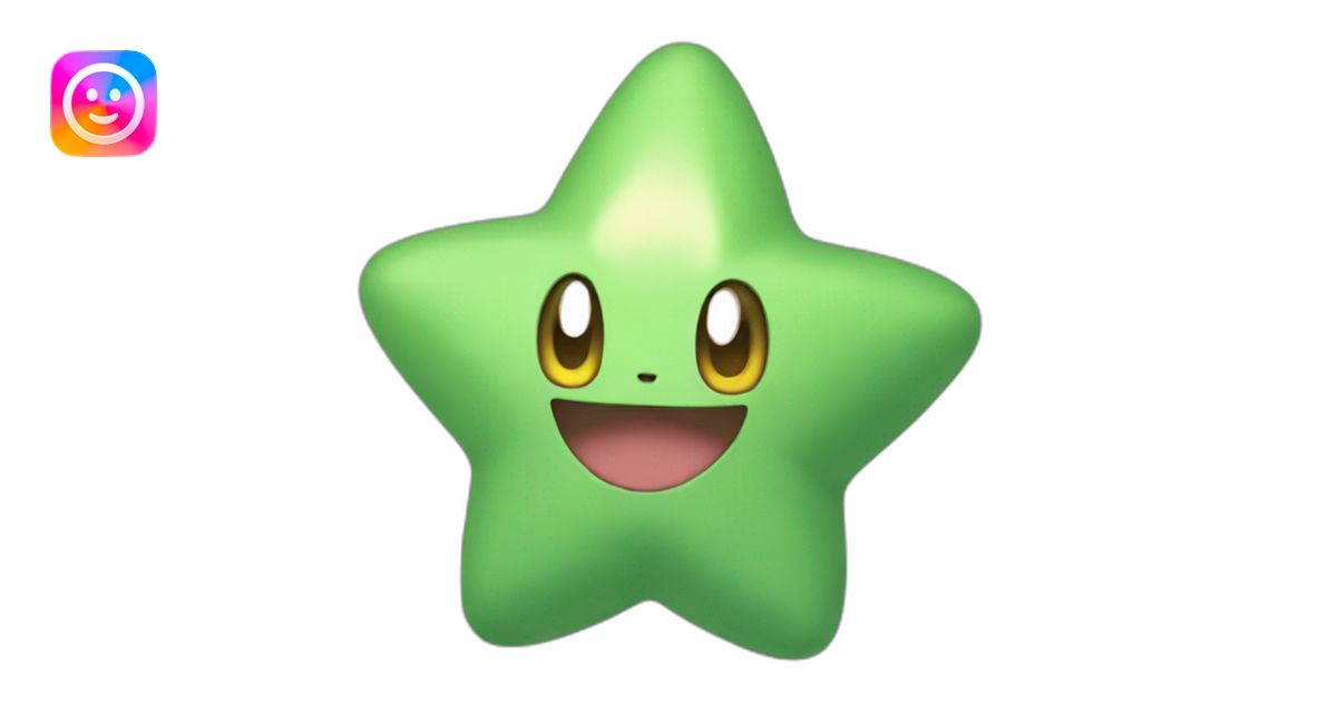 lucky-star-pokemon emoji | AI Emoji Generator