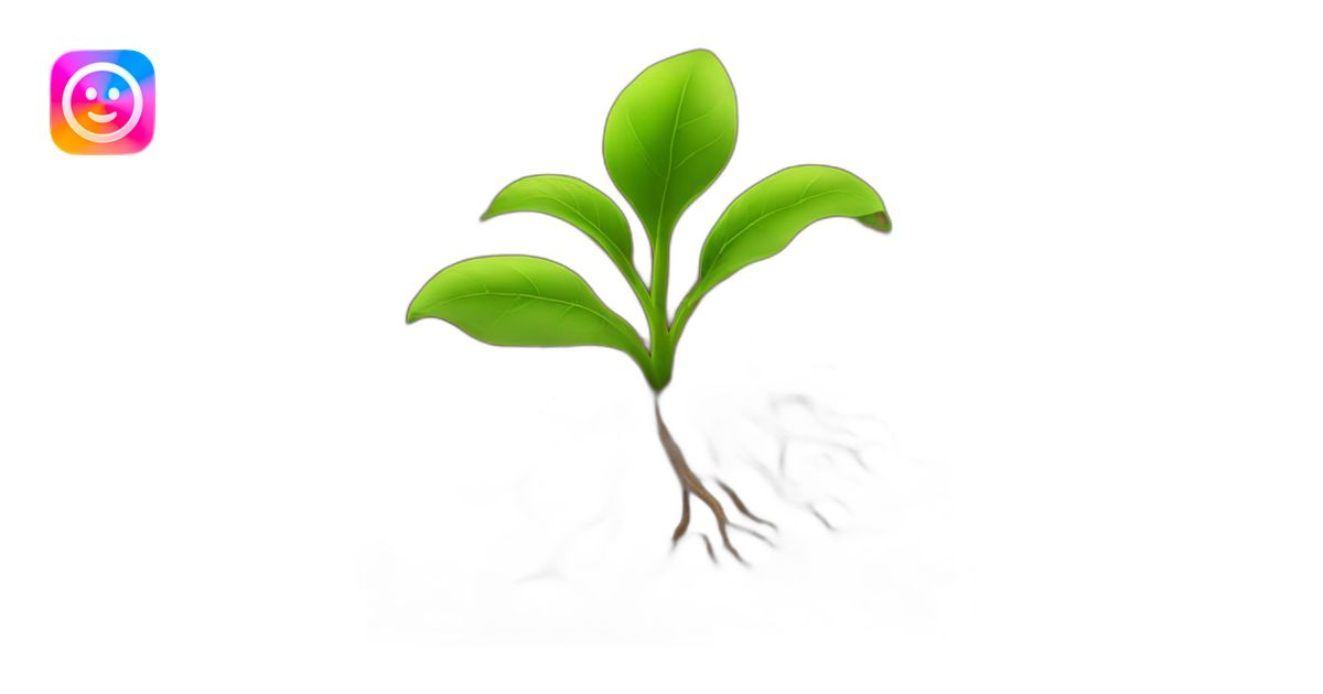 biological structure of the soil emoji | AI Emoji Generator