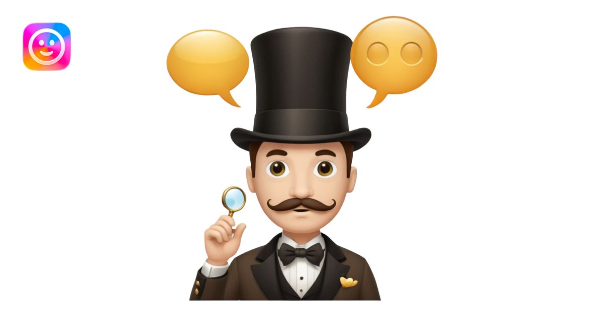 Fancy man with top hat and mustache and wearing monocle, and having a ...