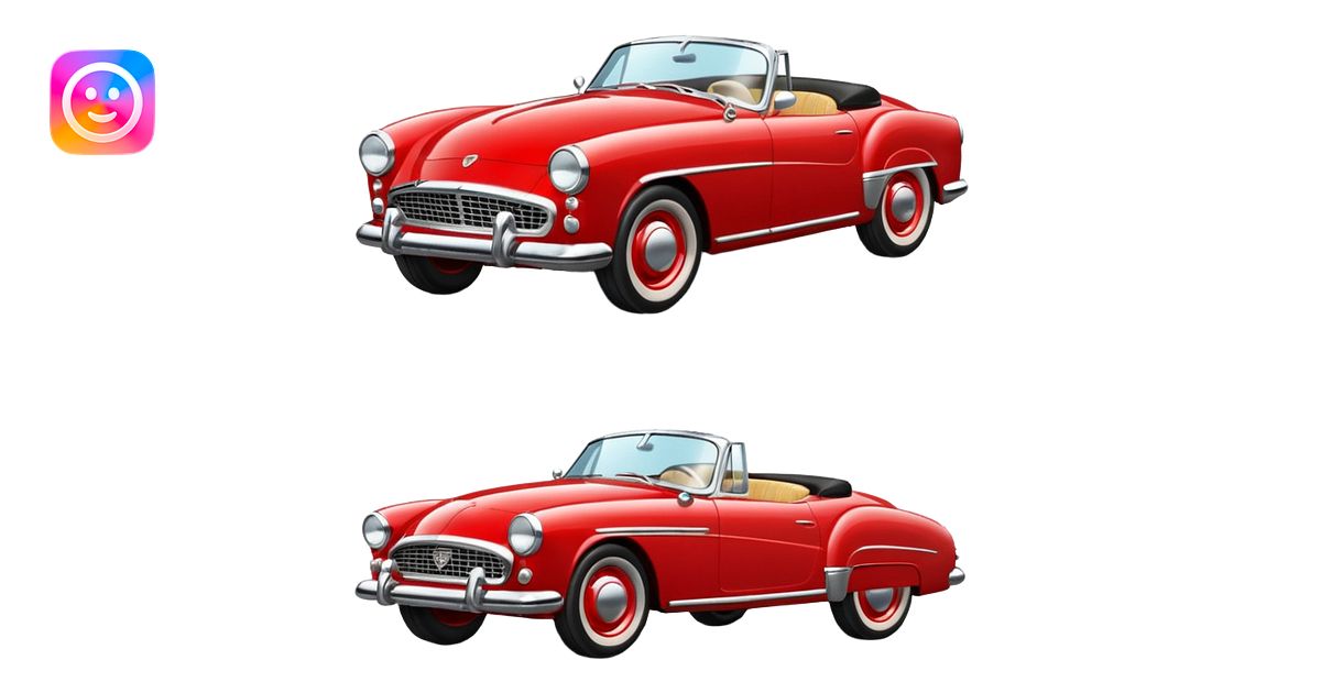 classic car emoji | AI Emoji Generator