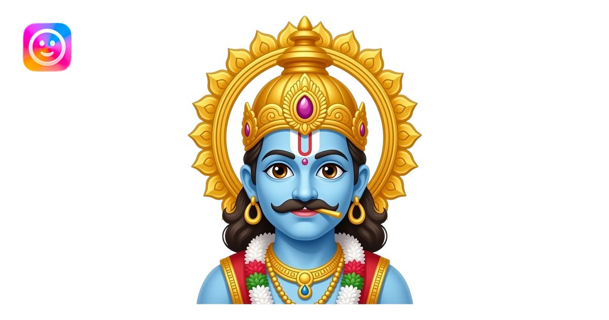 Lord Murugan's exact vel emoji only emoji | AI Emoji Generator