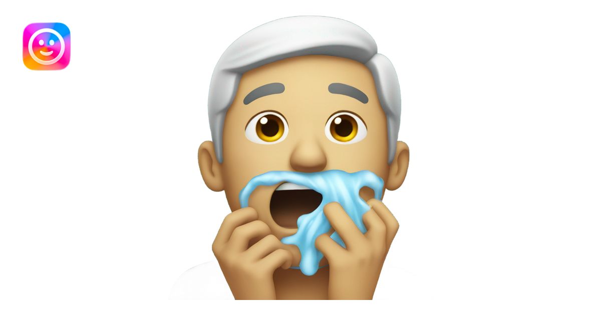 Coughing in water emoji | AI Emoji Generator