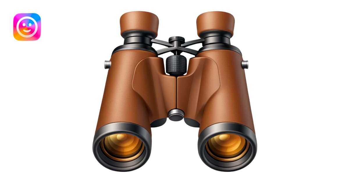 binoculars brown emoji | AI Emoji Generator