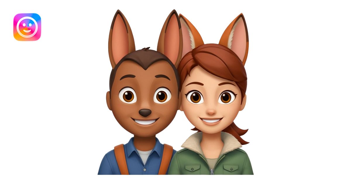 Nick and Judy Zotapia emoji | AI Emoji Generator