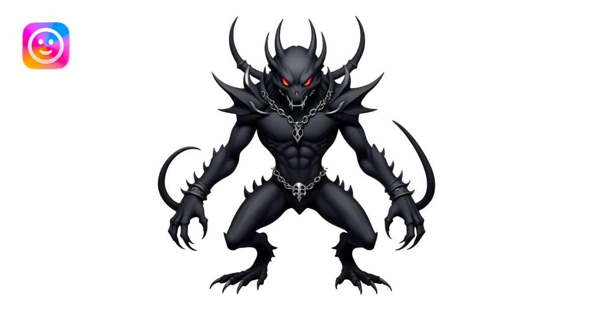 Gothic badass cool complex aesthetic-scenery-Fakémon-creature (full ...