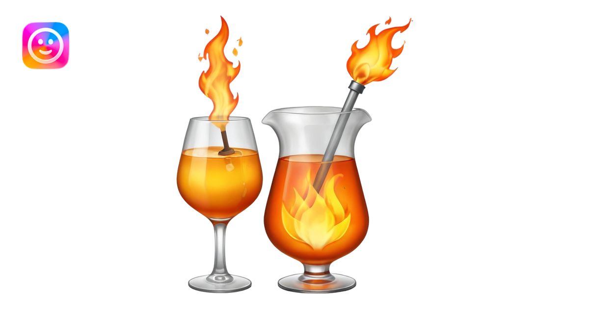 Cocktail molotov emoji | AI Emoji Generator