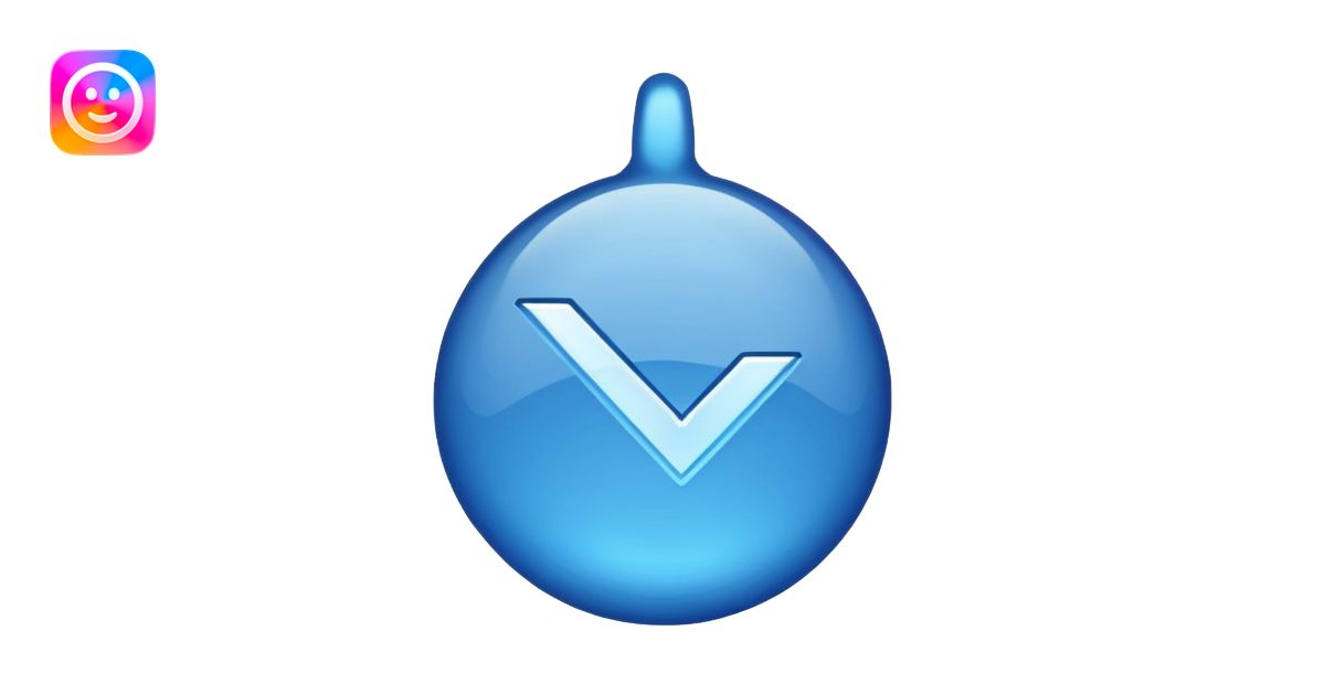 Mavi tik emoji | AI Emoji Generator