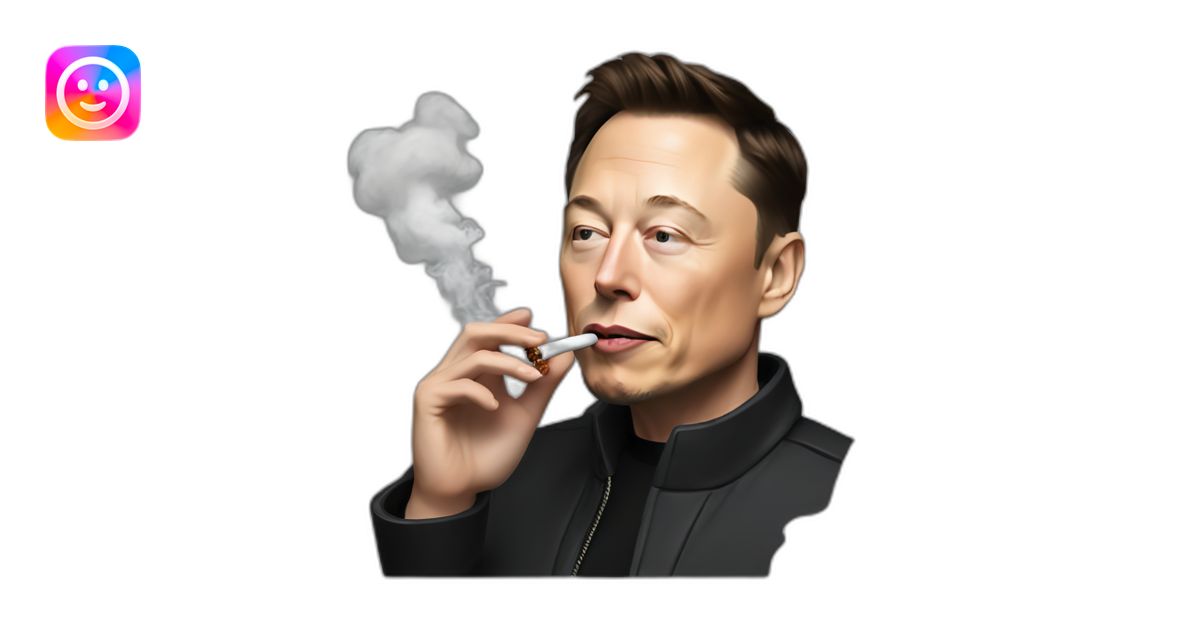 Elon musk smoking emoji | AI Emoji Generator