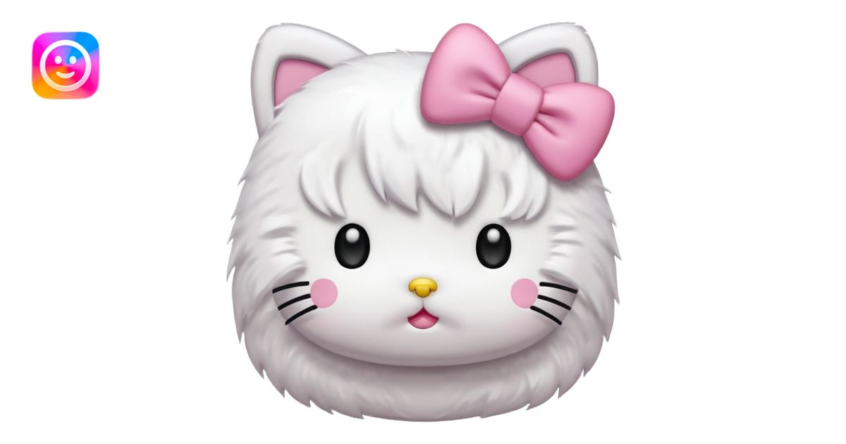 Hello kitty tired face emoji | AI Emoji Generator