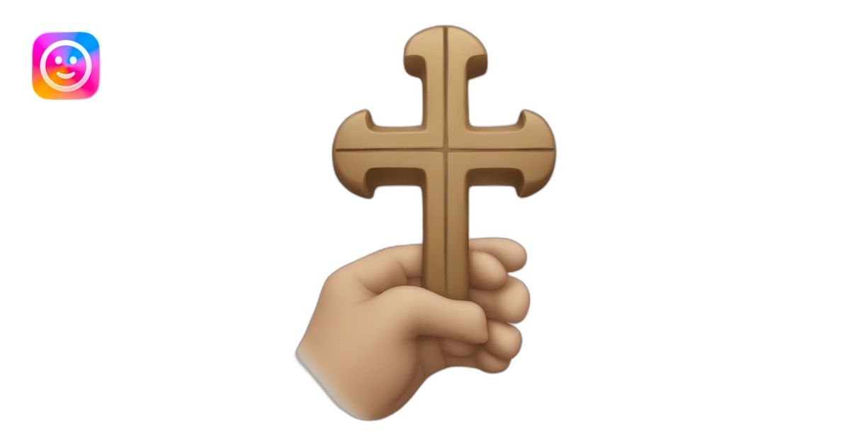 cross hand emoji | AI Emoji Generator