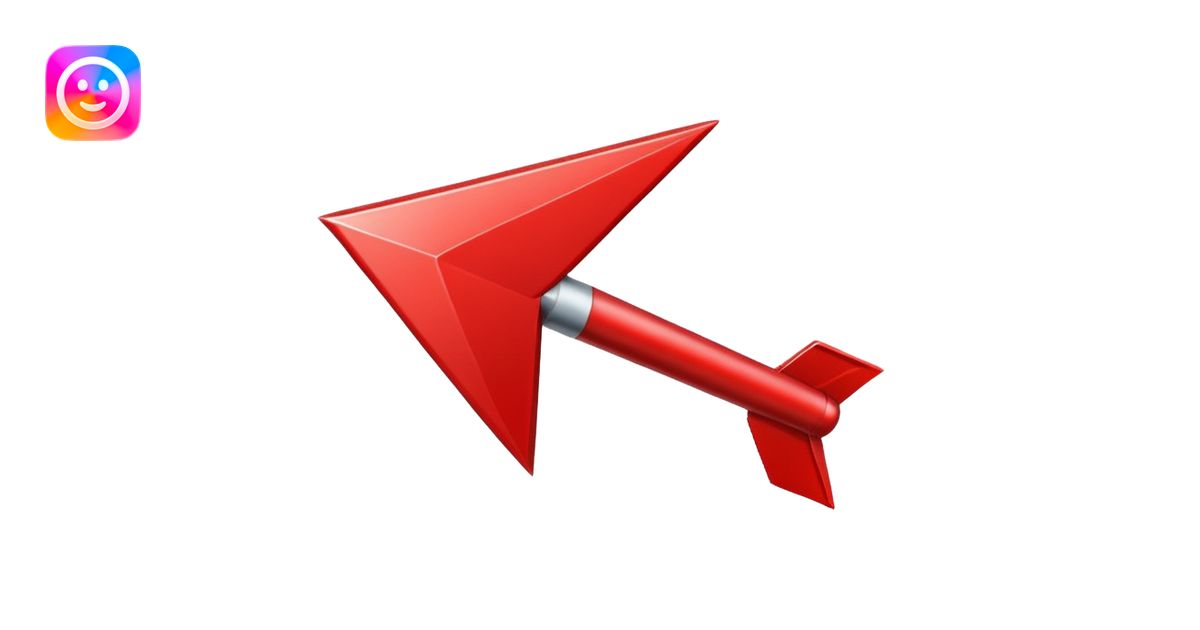 big red arrow emoji | AI Emoji Generator