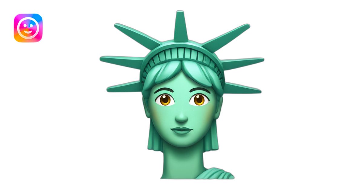 Statue of Liberty avatar emoji | AI Emoji Generator