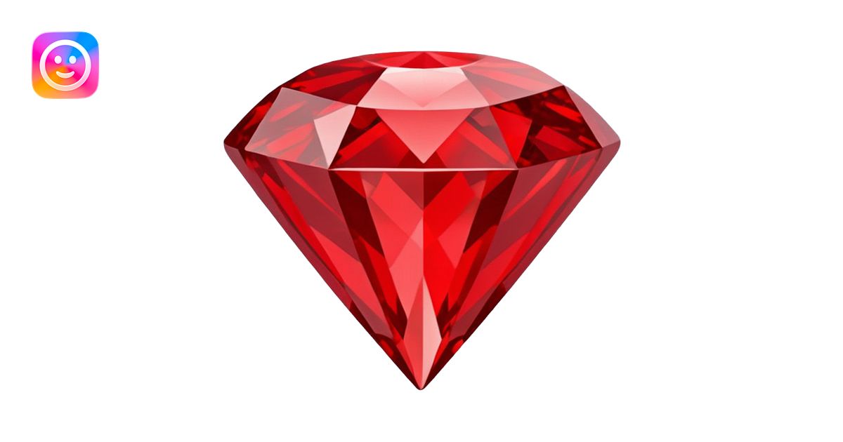 red diamond emoji emoji | AI Emoji Generator