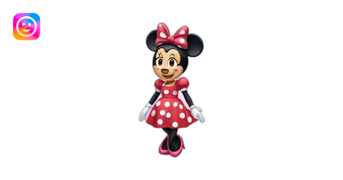 minnie mouse emoji emoji | AI Emoji Generator
