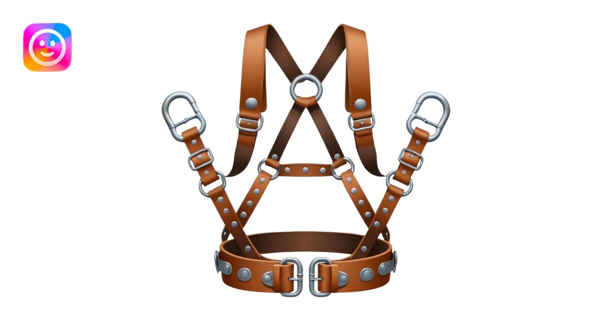 arms leather harness cuffs emoji | AI Emoji Generator