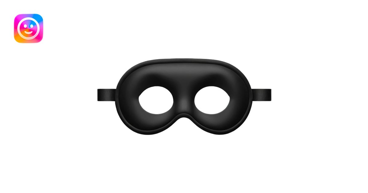 Sleep mask emoji | AI Emoji Generator