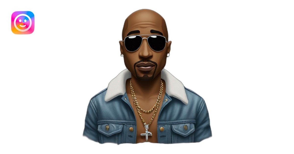 tupac emoji | AI Emoji Generator