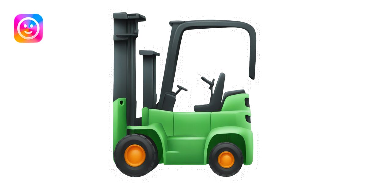 forklift green emoji | AI Emoji Generator