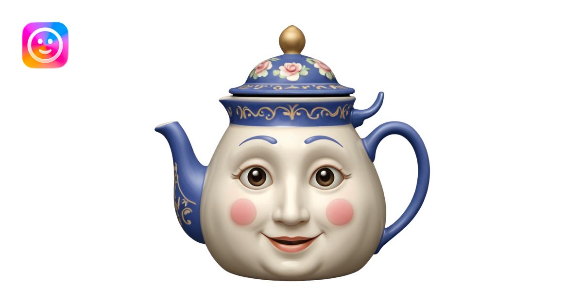 A character from the fairy tale Beauty and the Beast: Mrs. Potts, the ...