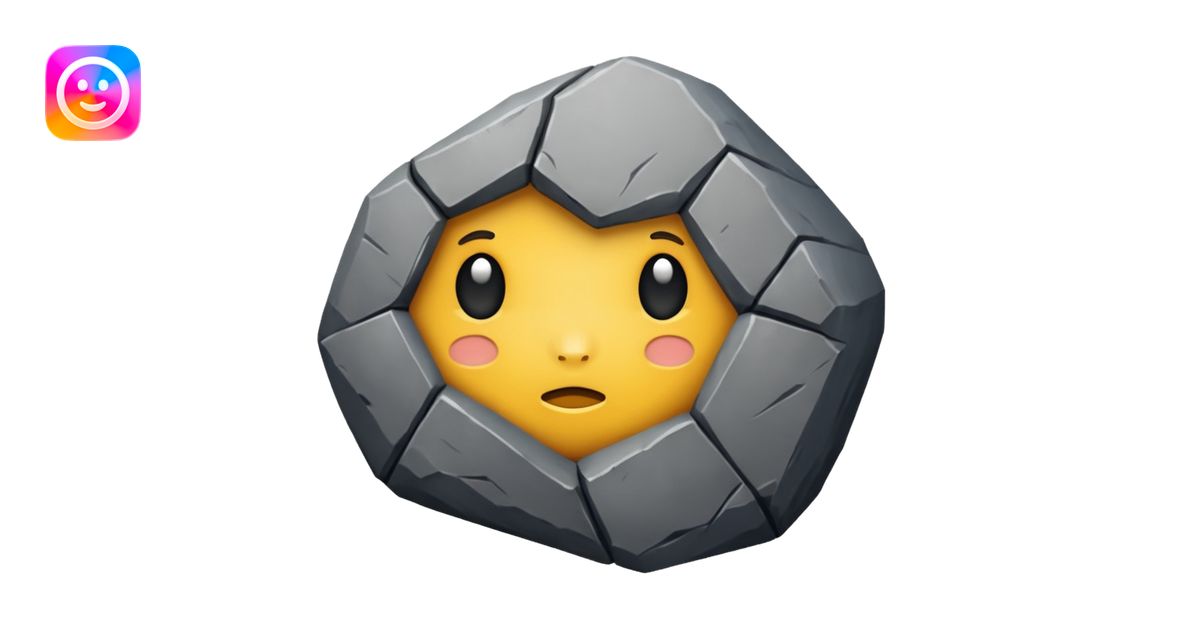 rock emoji | AI Emoji Generator