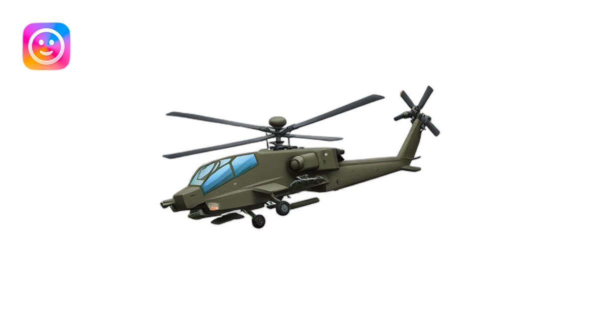 Apache helicopter emoji | AI Emoji Generator