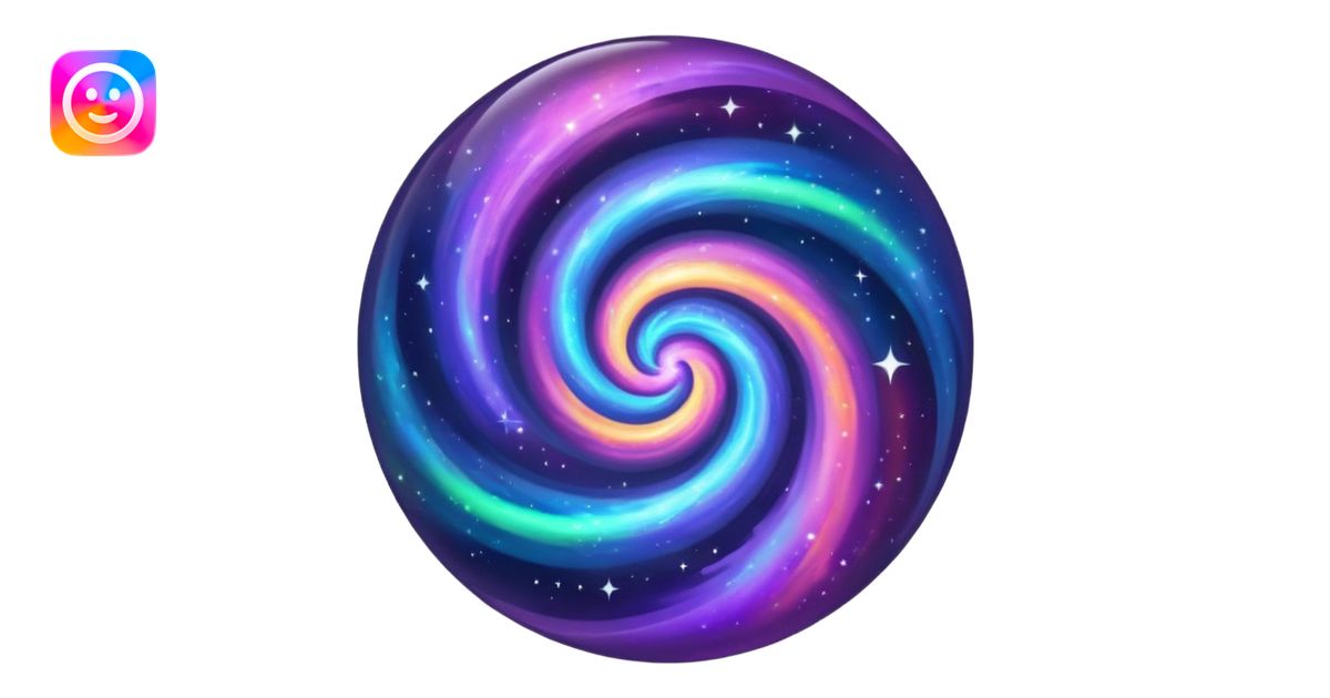 Galaxy Orb emoji | AI Emoji Generator