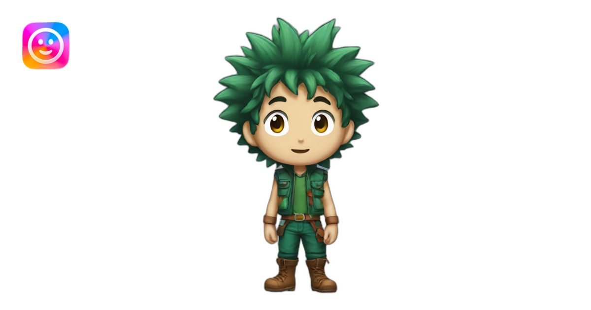 Deku sprite emoji | AI Emoji Generator