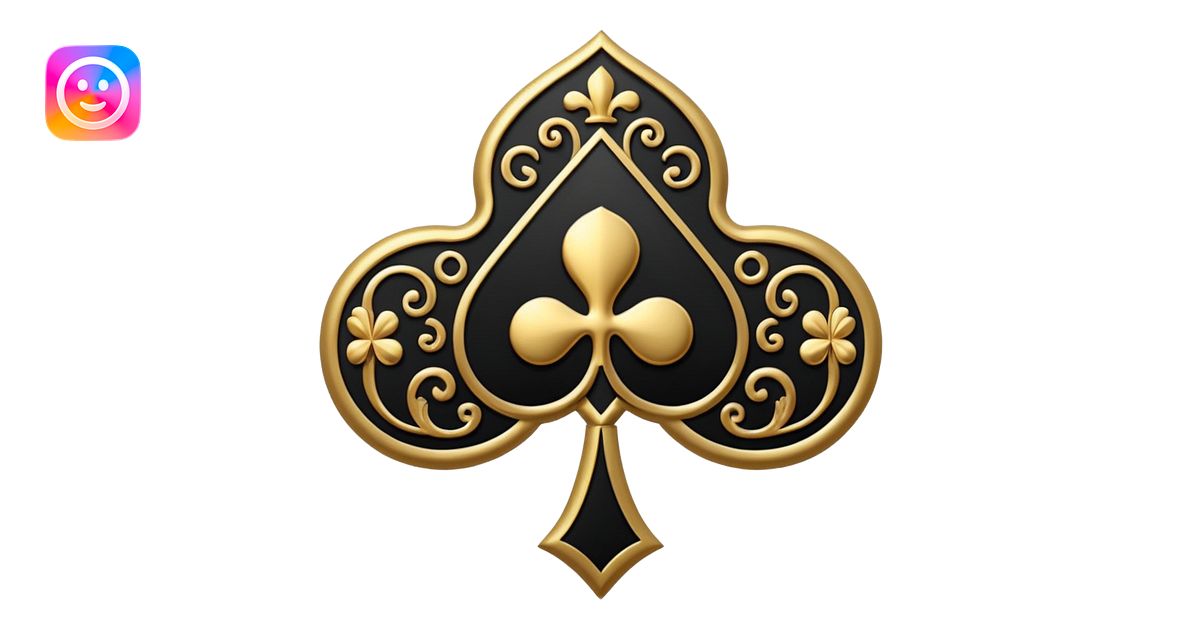 Create emoji for ace card by clubs logo emoji | AI Emoji Generator