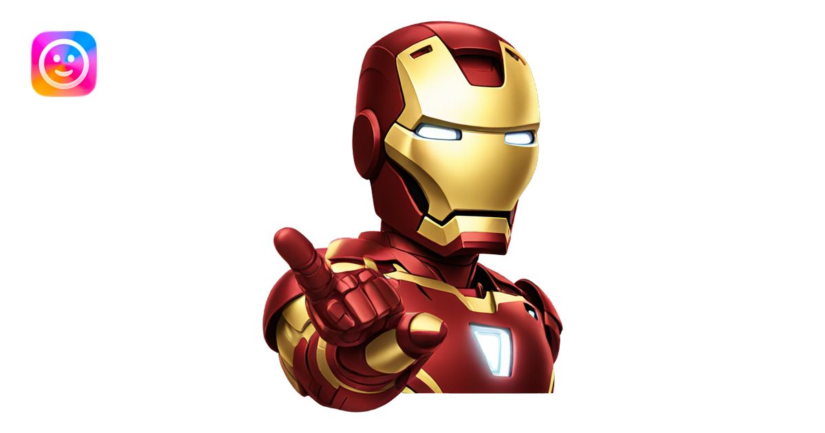 iron man pointing finger emoji | AI Emoji Generator